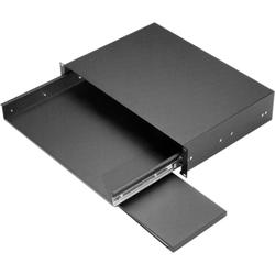 Bud Industries Inc. - Sliding Keyboard/Mouse Shelf, 19 in Panel, Black ...