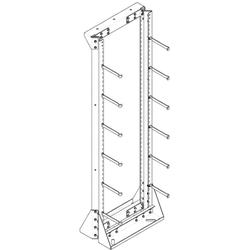 Alpha Technologies LTD - 19”, 7' Height 2-Post Bolted Seismic Rack ...