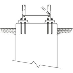 Trylon Manufacturing Co. Ltd - Base Feet Kit with 5/8" x 15" Hilti ...