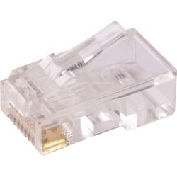 AESP, Inc. - 8 pin RJ-45 modular, flat 100 pack - KRJ45/100 - Tessco