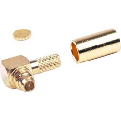 RF Industries, Ltd. - MMCX Right Angle Connector - RMX-9010-1B - Tessco