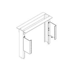 Eaton - Cooper B-Line - Rack standoff bracket, 6-15/16 H, flat black ...