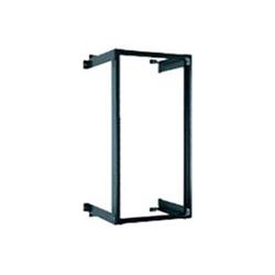 Chatsworth - 19"x38.5"x18" 19 RU Wall-Mount Black Steel Rack - 13604 ...