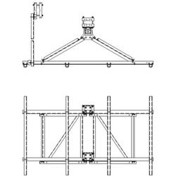 Trylon Manufacturing Co. Ltd - 12' Leg mounted V-Frame with 4 Mounting ...