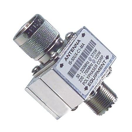 PolyPhaser - Flange Mount Arrestor, UHF Male - UHF Female - IS-50UX-C1 ...