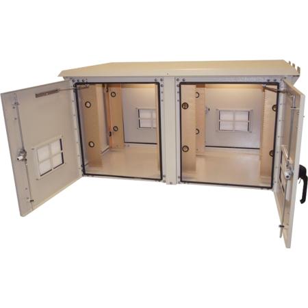 DDB Unlimited - 30H X 59W X25D in (2) Bay Outdoor Enclosure - 2OD-30DXC ...