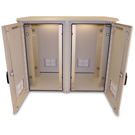 DDB Unlimited - 50H x 59W x 42D in (2) Bay Outdoor Enclosure - 2OD ...