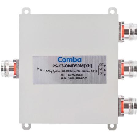 Comba Telecom Inc. - 555-2700MHz 3-Way Splitter, Wilkinson 4.3-10/F ...