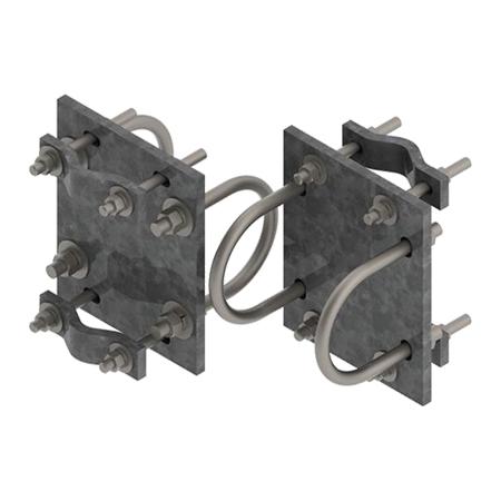 ANDREW an Amphenol company - 4-1/2" Double Crossover Plates - XP-197-UD ...