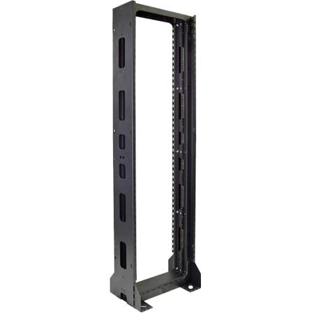 Chatsworth - Seismic 2 Post Rack, 19" x 7', #12-24 Tapped Rail - 13855 ...