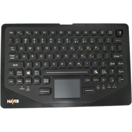 Havis, Inc. - Bluetooth Wireless Illuminating Rugged Keyboard - KB-103 ...