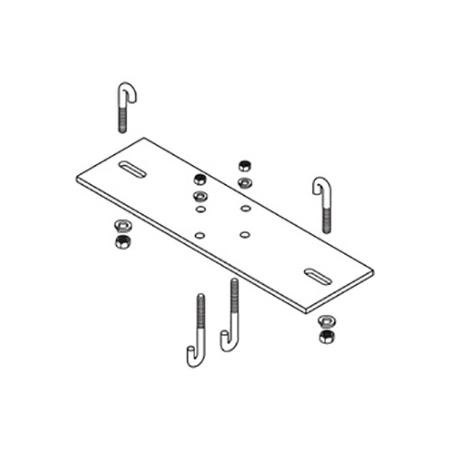 Eaton - Cooper B-Line - 2-Post Rack Mounting Kit for 12" Wide Cable ...
