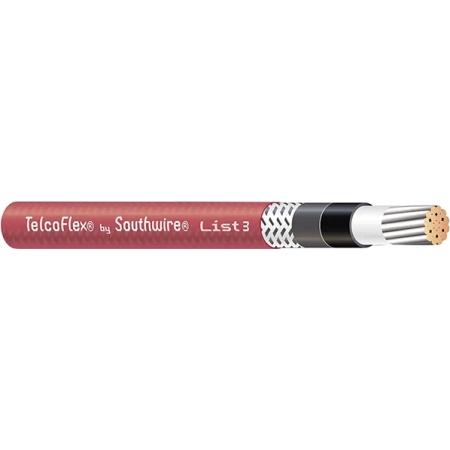 Southwire TelcoFlex - TelcoFlex III Power Cable,10 AWG, Red - 56968302 ...