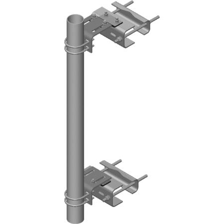 ANDREW an Amphenol company - Universal Sliding Pipe Mount Kit for 4-1/2 ...