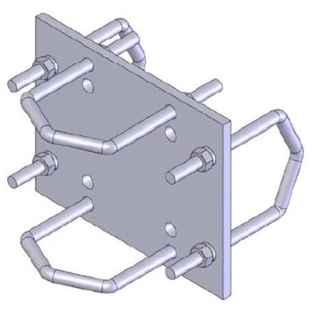 Sinclair Technologies - Pipe to Pipe Clamp Set - CLAMP120SS - Tessco