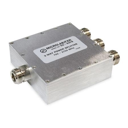 Microlab/FXR - 3-way Wilkinson Splitter 694-2700MHz 5W Type N - D3-69FN ...