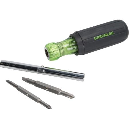Greenlee Tools - Screwdriver Set, 6-in-1 slotted and phillips - 0153 ...