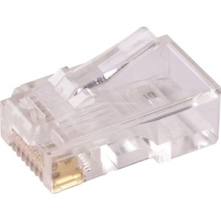 AESP, Inc. - 8 pin RJ-45 modular, flat 100 pack - KRJ45/100 - Tessco