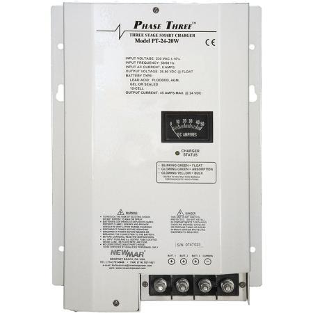NewMar, Inc. - Phase III Charger,40/24V - PT-24-8W - Tessco