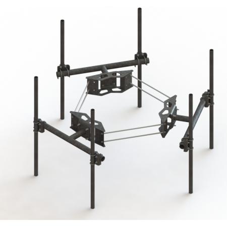 ANDREW an Amphenol company - Monopole Co-location Dual Pipe Mount Kit ...