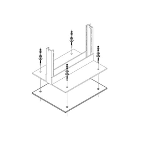 Eaton - Cooper B-Line - Self Supported Equipment Rack Isolation Kit ...