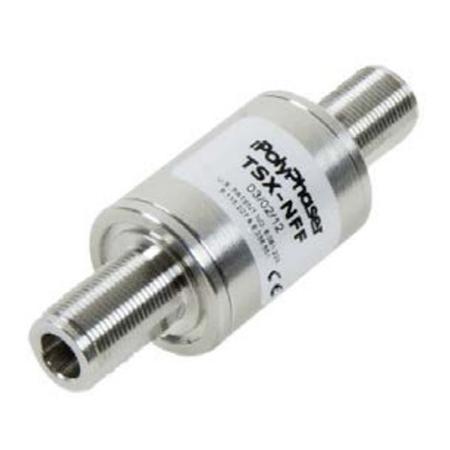 PolyPhaser - 698 - 2700 MHz 500 W Bulkhead Coaxial RF Surge Protector ...