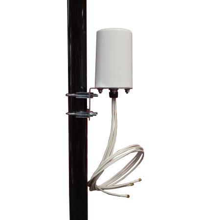 Ventev - 2.4 - 5 GHz 6 dBi Wi-Fi Small Form Factor Omni Antenna with 4 ...