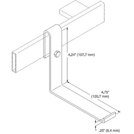 Chatsworth - L bracket for cable runway - 11268-001 - Tessco