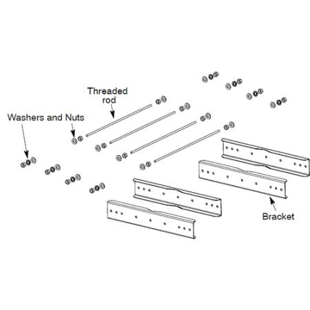 Westell, Inc. - Main Cabinet Pole Mount Kit - A90-BXA-PM02 - Tessco