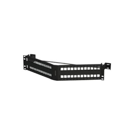 Belden, Inc. - 48 Port 2U KeyConnect Angled Patch Panel, Empty ...