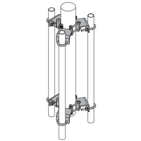 Sabre Communications - Tri-Sector Custer Mount for 2-3/8" Pipes - C10 ...