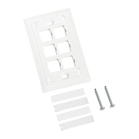 CommScope Technologies LLC - L Flush Mounted Faceplate 6port white ...