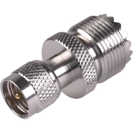 RF Industries, Ltd. - Mini-UHF Male/ UHF Female - RFU-621 - Tessco